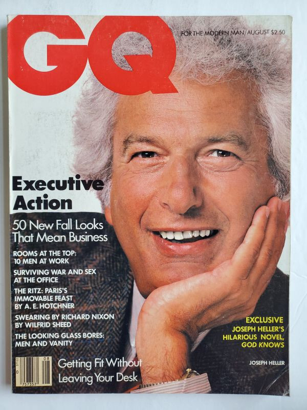 1984 GQ magazine Richard Nixon by Wilfrid Sheed Donna Mills Elle ...
