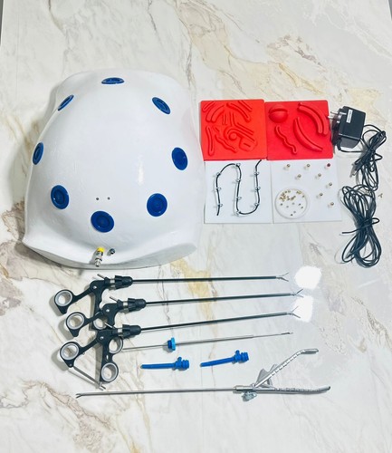 Laparoscopic Endo Trainer Simulator Training Box Camera Instruments Set ...