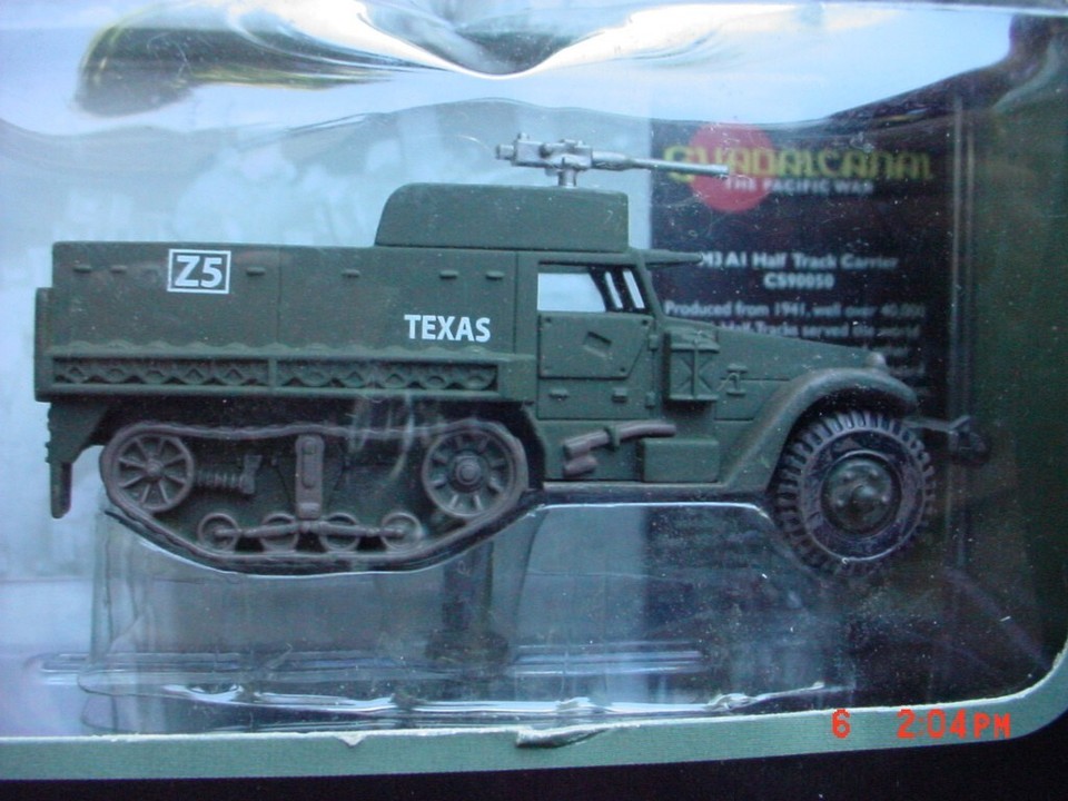 CORGI DIECAST FIGHTING MACHINES " M3 HALF TRACK CARRIER " "TEXAS" 20012 ...