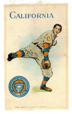 1910 S21 Murad Baseball Silks UNIVERSITY OF CALIFORNIA 'Pitcher' | eBay