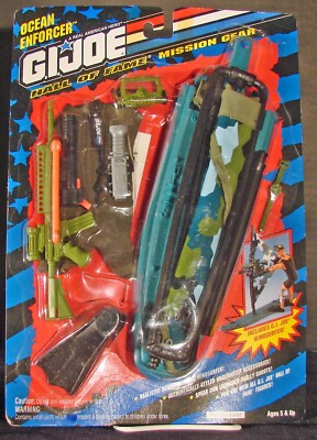 New GI Joe Hall of Fame Ocean Enforcer Mission Gear from 1994 | eBay