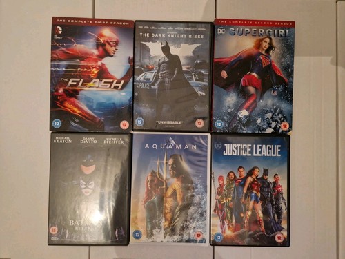 Superhero DVD collection. DC's finest, 6 in the bundle. Excellent ...
