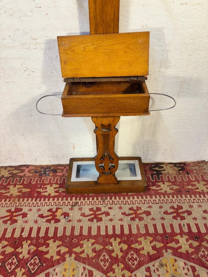 Victorian Oak Hall Tree or Stand | eBay UK