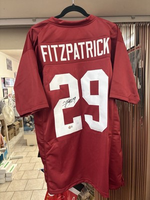 Minkah Fitzpatrick Autographed Signed Alabama Maroon Jersey. Beckett ...