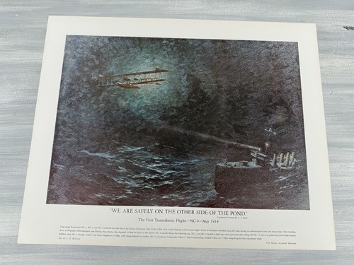 The First Transatlantic Flight 1919 US NAVY Photo Print 20" X 16" | eBay
