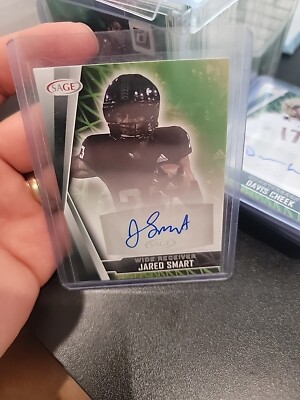 2022 Sage High Series Football Base Auto #A-JS2 Jared Smart - Hawaii | eBay