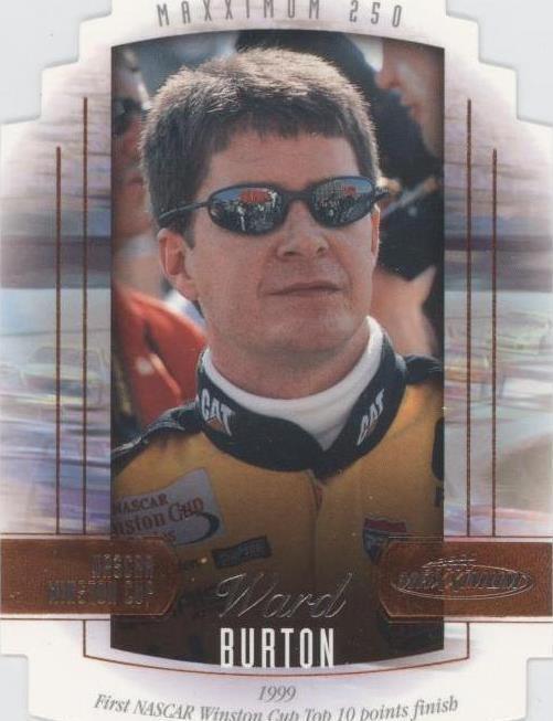 2000 Upper Deck Maxximum - Ward Burton #9 Die-Cut /250 for sale online ...