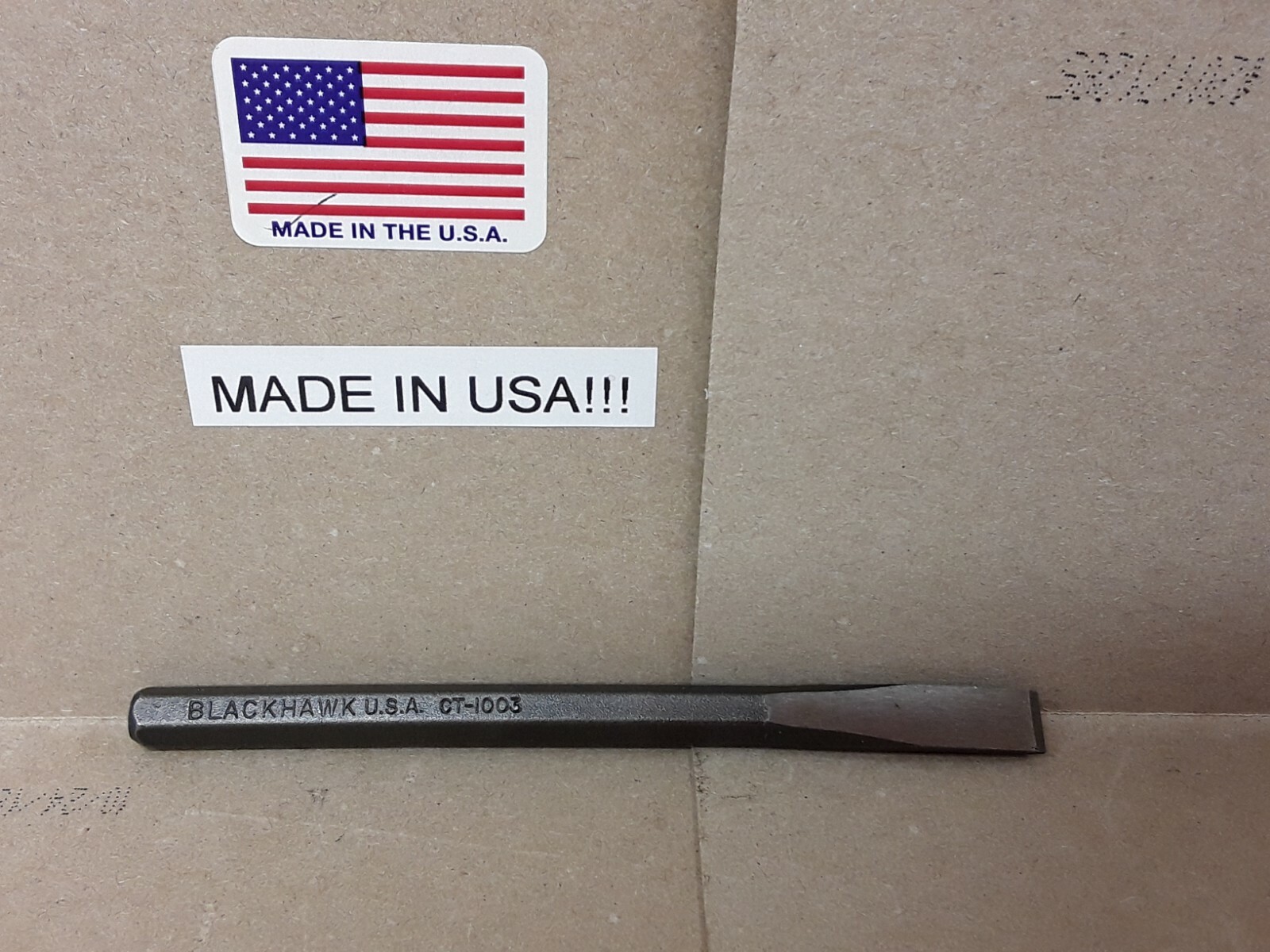 Blackhawk CT-1003 Steel Cold Chisel 3/8" x 5-1/4" For: Mechanic ...