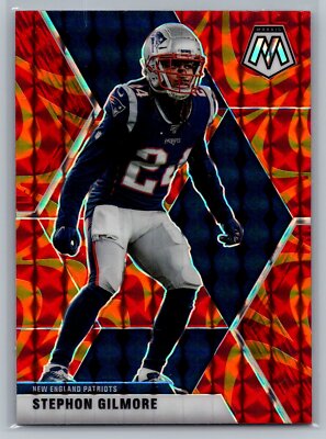 2020 Panini Mosaic #140 Stephon Gilmore Prizm Reactive Orange | eBay