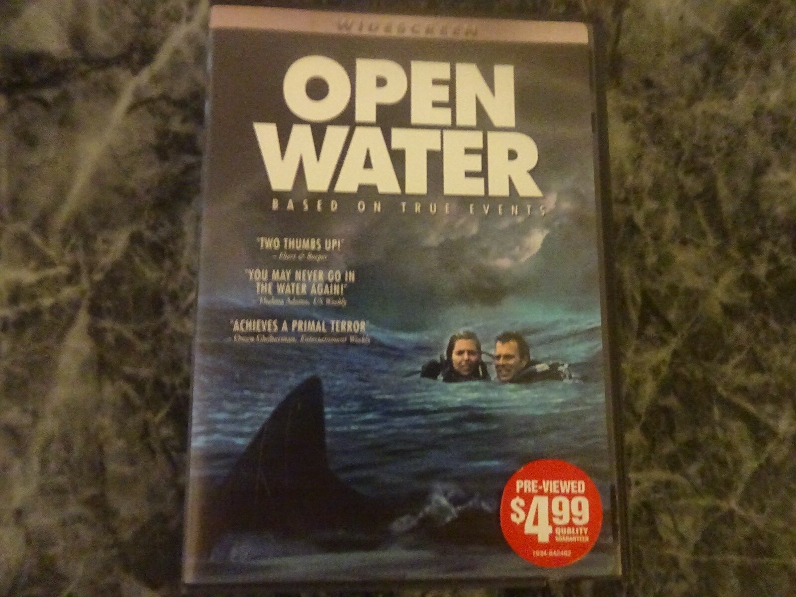 Open Water (DVD) LIKE NEW 2004 Horror Shark Movie JAWS FAST SHIPPING ...