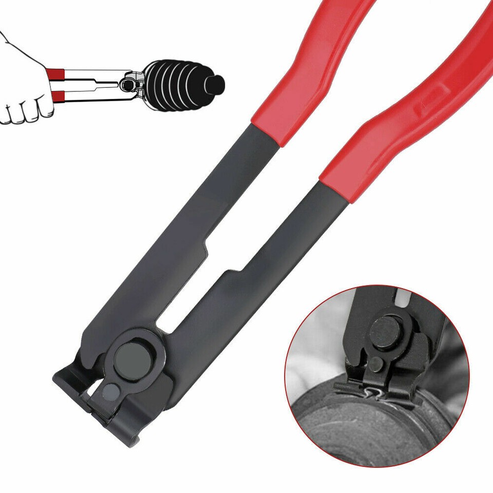 Universal Adjustable Axle CV Joint Boot Crimp Clamps W/ Clamp Pliers ...