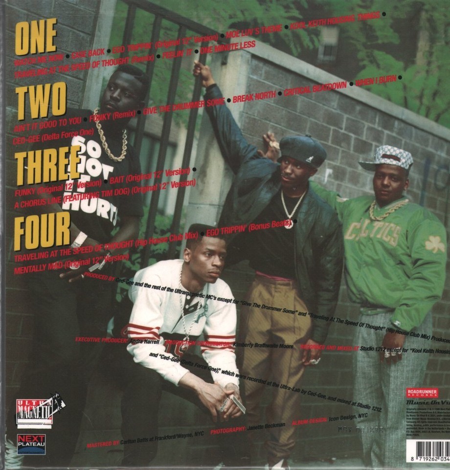 Ultramagnetic Mc's Critical Breakdown double LP vinyl Europe Music On ...