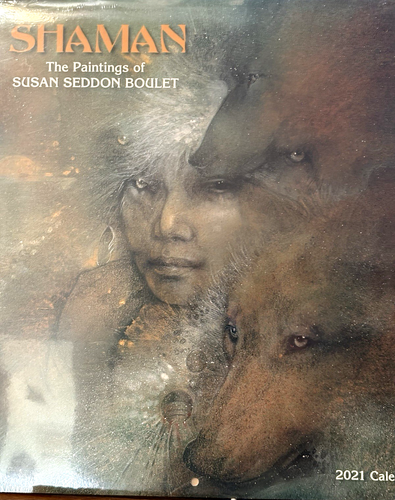 SHAMAN 2021 Calendar Paintings by Susan Seddon Boulet Fantasy Art | eBay