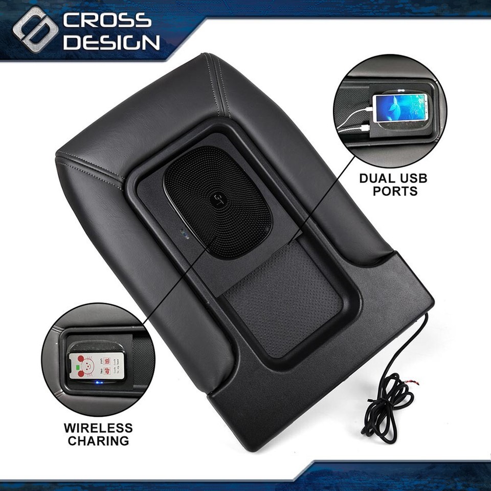 Center Console Lid Arm Rest Latch Fit For 1999-2007 Silverado Sierra ...