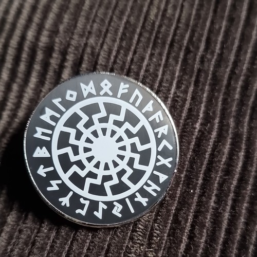 Large Pagan Sun Runes Viking badge - 30mm diameter | eBay UK