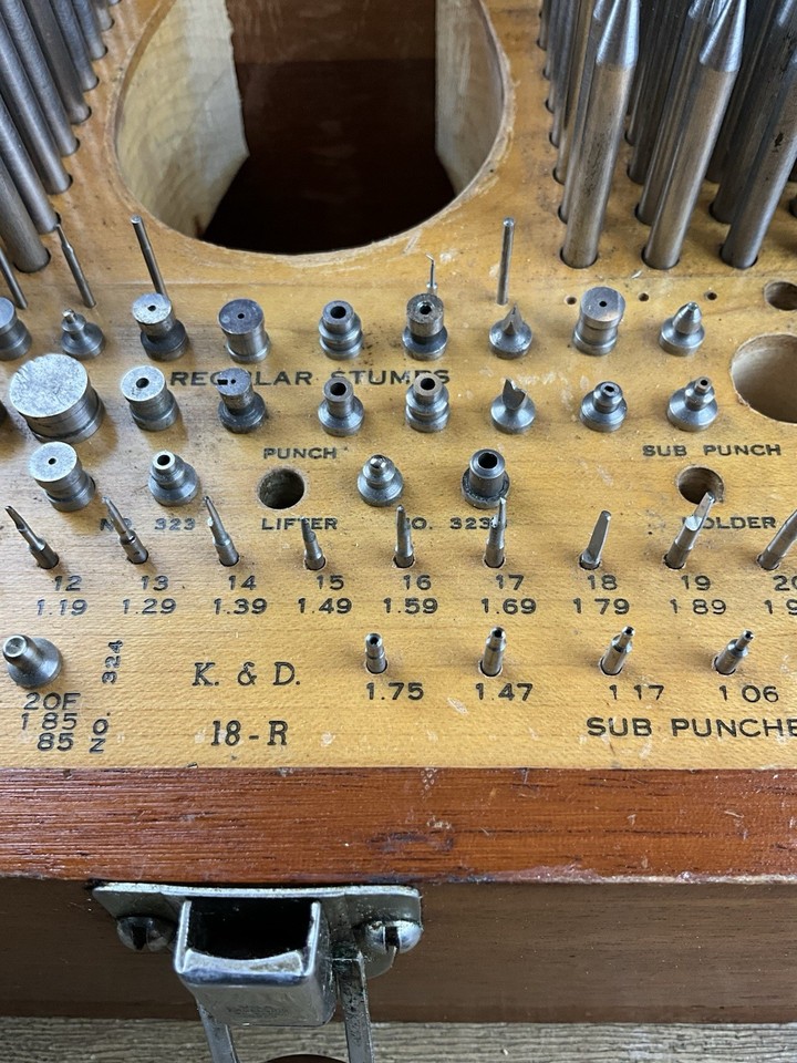 K&D 18R Kendrick & Davis Inverto Watchmakers Staking Set | eBay