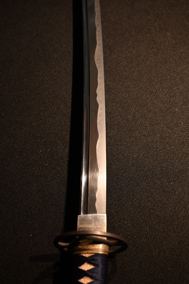 Katana Japanese sword Gendaito Fujiwara Kanefusa 1979 koshirae | eBay