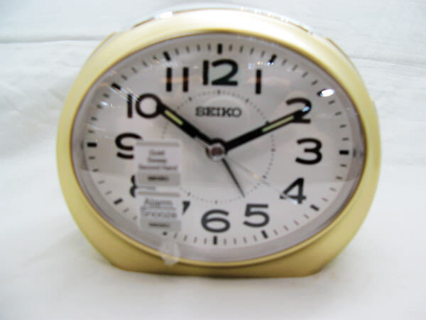 SEIKO beep alarm clock luminous quite sweep snooze night LED light ...