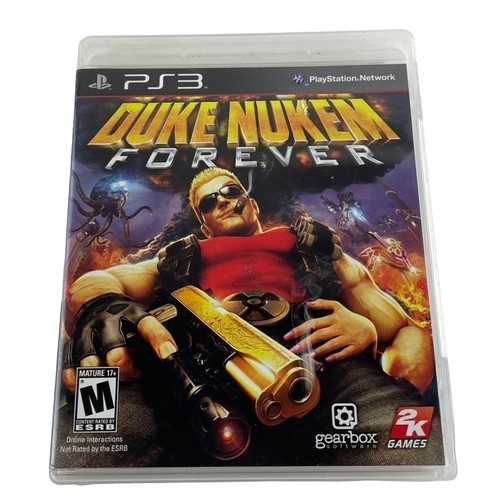 Duke Nukem Forever-PlayStation 3 PS3 Black Label Disc & Case-CIB-Mint ...