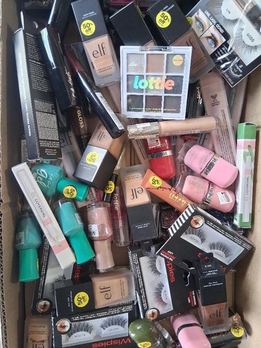 WHOLESALE LOT OF 100 PIECE ASSORTED NAME BRAND COSMETICS HBA BEAUTY ...