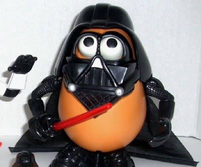 Darth Vader Tater Playskool Mr Potato Head complete in box Disney STAR ...
