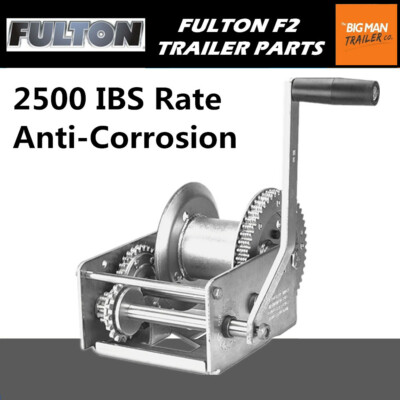 Fulton F2 Boat Trailer Brake Winch 1130kg Load Capacity 15.8:1 Ratio ...