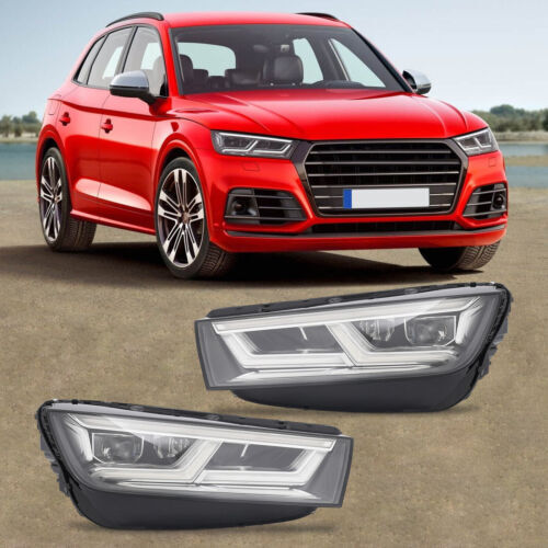 Pair For 2018-2020 Audi Q5 SQ5 Full LED Headlight Assembly Headlamps ...