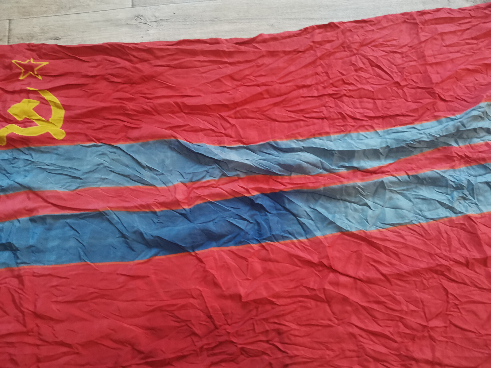 Soviet red flag of the Turkmen SSR 1953-1992 | eBay