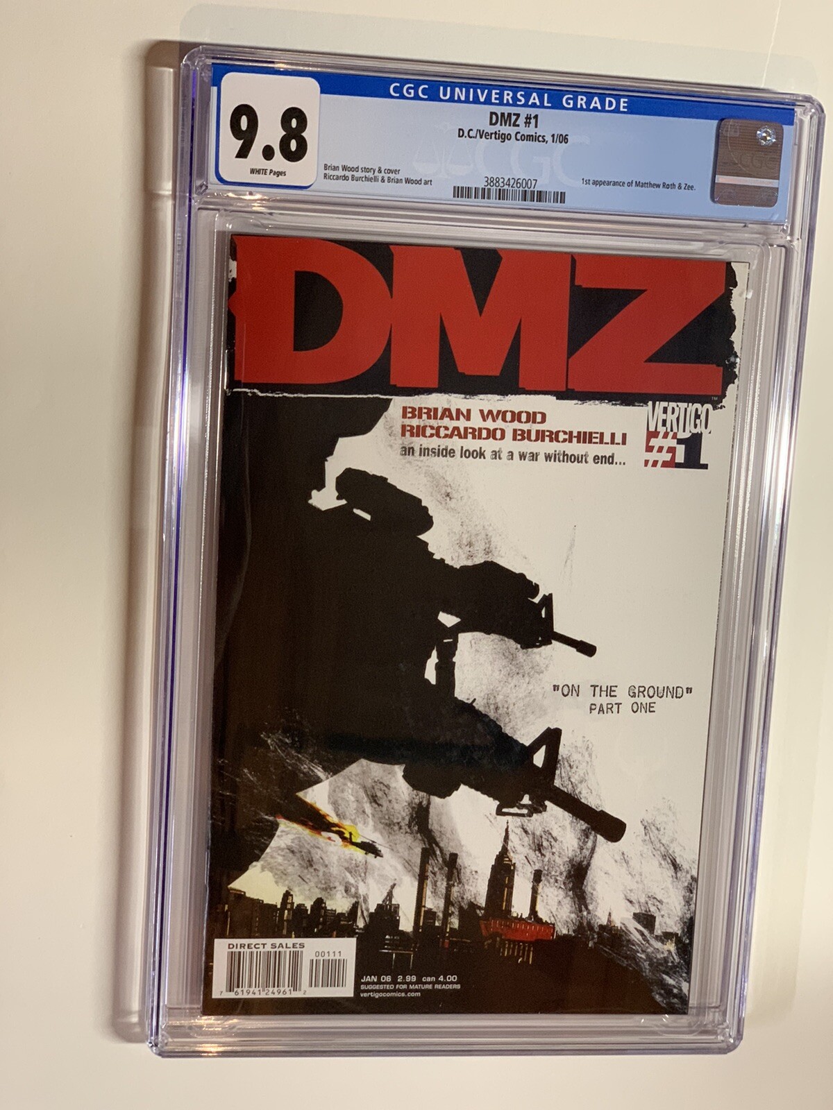 DMZ 1 dc/vertigo comics cgc 9.8 wp 2006 | eBay