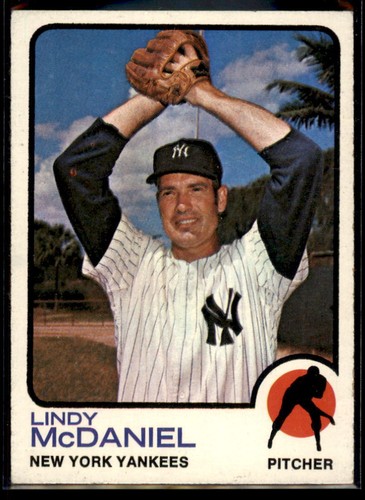 1973 Topps Lindy McDaniel #46 New York Yankees | eBay