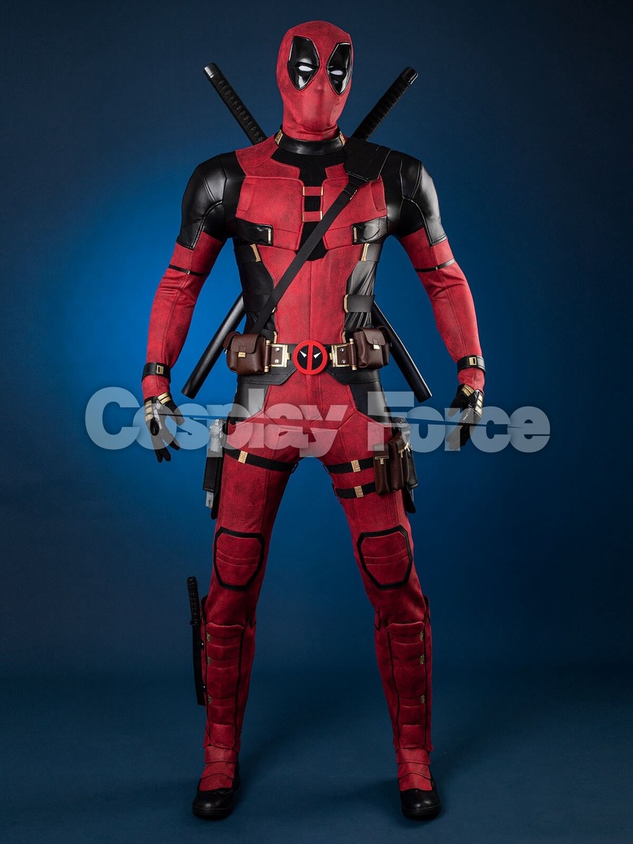 Xmen Deadpool Wade Wilson Adult Cosplay Costume Officially Licensed