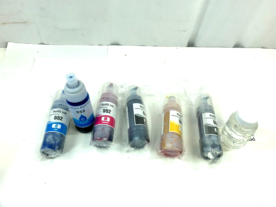 T552 Refill Ink Bottles for EcoTank ET-8500 ET-8550 - 6 Pack | eBay
