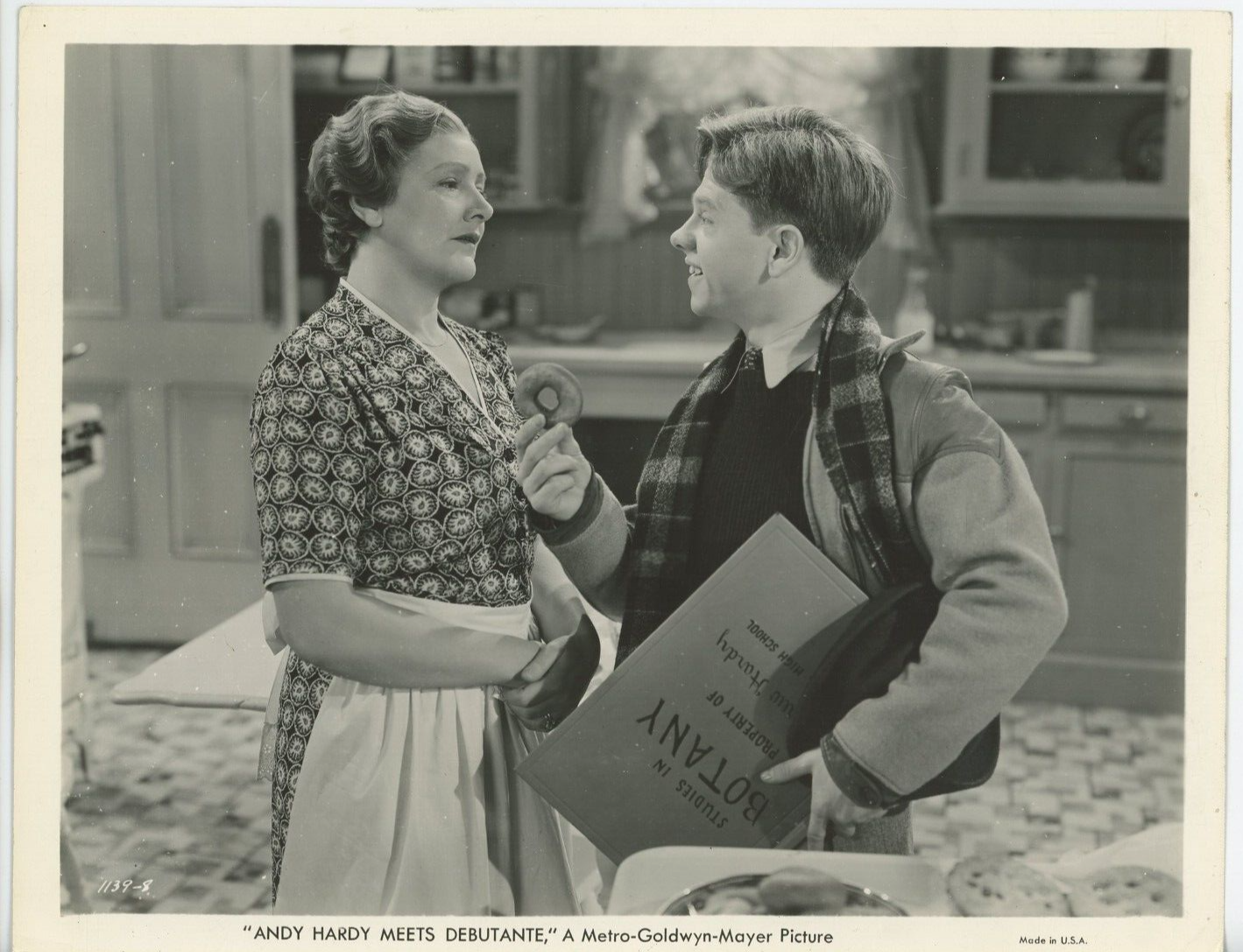 Vintage 8x10 Photo Andy Hardy Meets Debutante 1940 Mickey Rooney Fay ...
