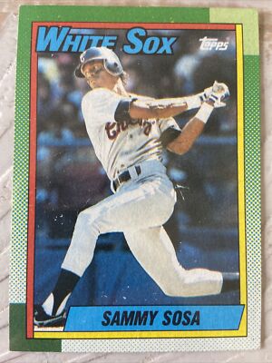 1990 Vintage New Topps Sammy Sosa Rookie Card #692 Pristine Condition ...