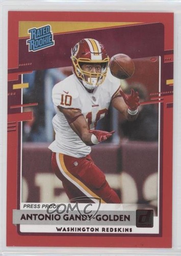 2020 Panini Donruss Rated Rookie Press Proof Red Antonio Gandy-Golden ...