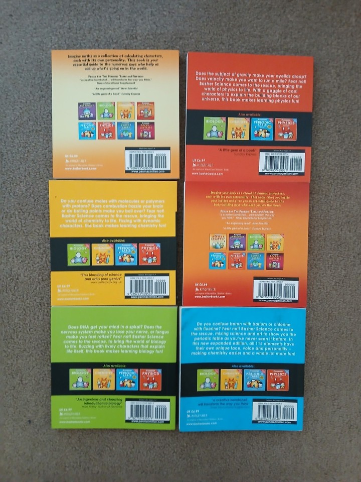 6 x Basher Science: books job lot paperback | eBay UK
