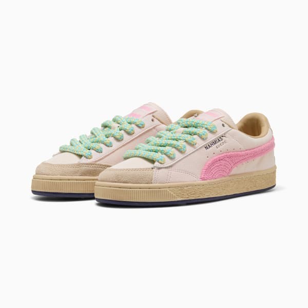 Puma x Nahmias Suede Crochet Jasmine Flower-Pink Pixel-Canvas 407027-01 ...