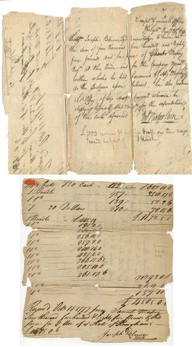 Philly merchant John Nicholson handwritten document 1783 re Rev war ...