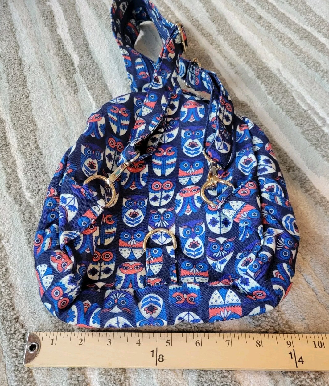 Chumbak Girls Small Owls Backpack Purse Very Cute Zippered & With Carry ...