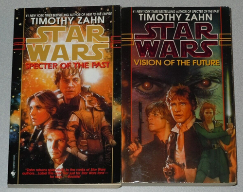 STAR WARS Hand of Thrawn Duology Paperback Book Set Timothy Zahn Signed ...