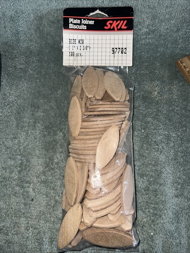 Wooden Joiner Biscuits Size 20 100 Pieces by Skil | eBay