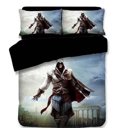 Single/Double/Queen/King Bed Doona/Duvet/Quilt Cover Set Assassin's ...
