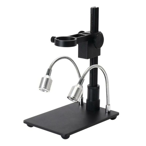 Microscope Stand with LED Gooseneck Lights Aluminum Alloy Microscope ...