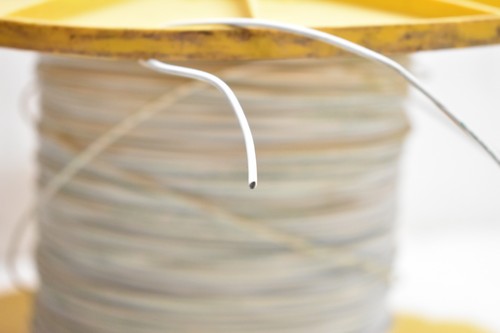 Raychem M22759/34-16-9 Hook-Up Tinned Copper Wire ETFE White 16AWG 35FT ...