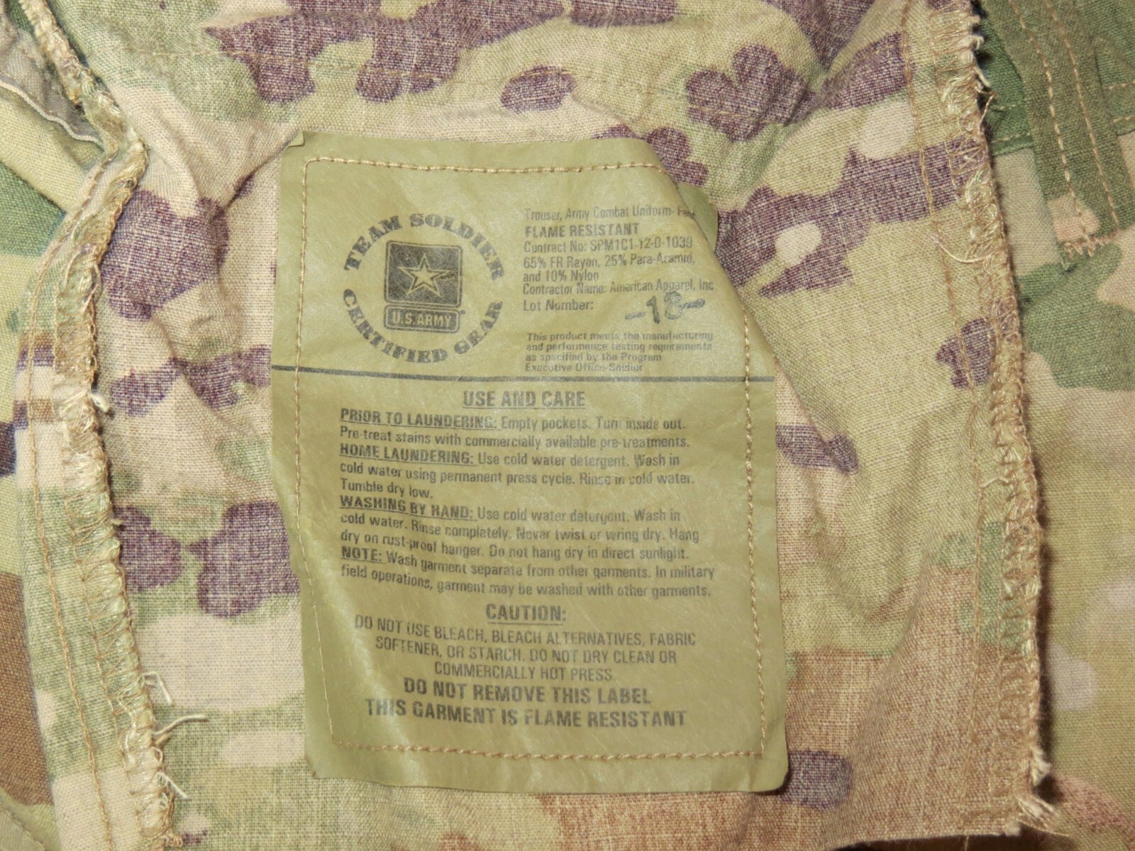 USGI Female OCP Camo Flame Resistant Army Combat Pants Trousers FRACU ...