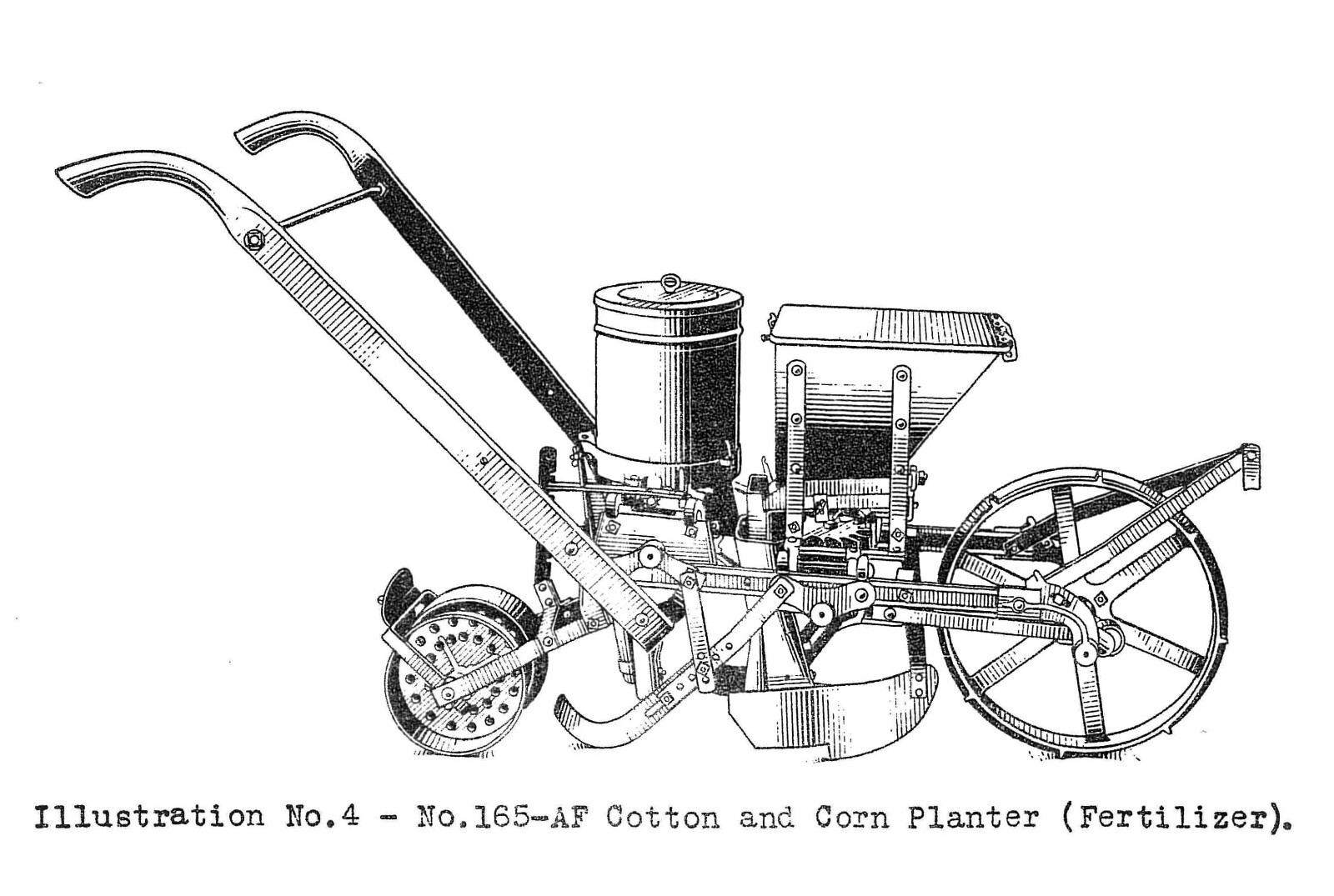 IH P&O McCormick-Deering 1 Row Horse Drawn Planter Manual Duplex Hopper ...