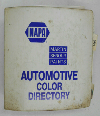 83-01 NAPA MARTIN SENOUR PAINT American Import Auto Truck Color Paint ...