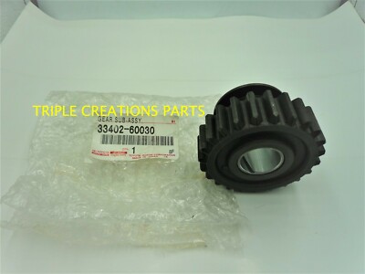 GENUINE Toyota 33402-60030 GEAR SUB-ASSY, REVERSE IDLER 3340260030 OEM ...
