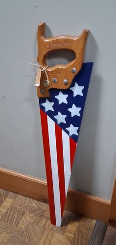Veteran-Made Patriotic Flag Repurposed Hand Saw Wall Hanging | eBay