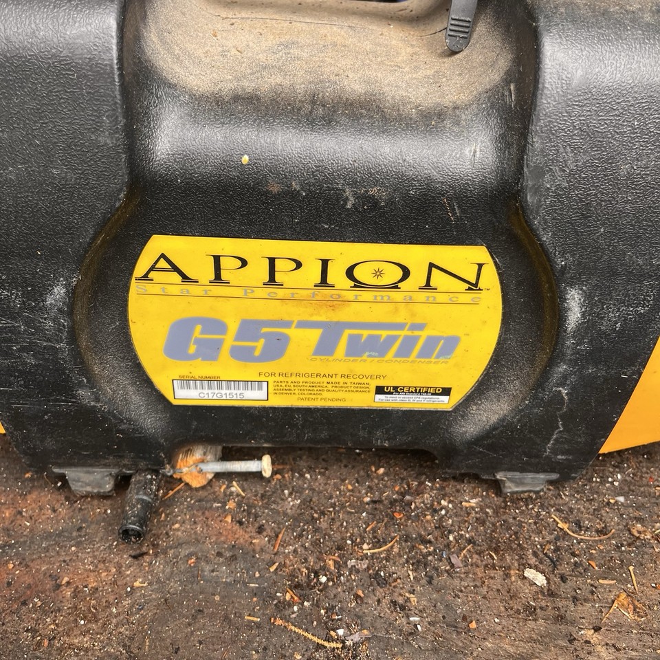Appion G5Twin Recovery Unit Machine G5 Twin,and Recovery Tank | eBay